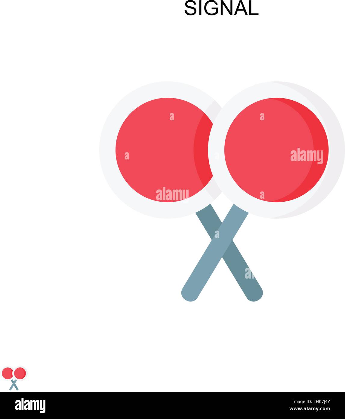 Signal Simple vector icon. Illustration symbol design template for web ...