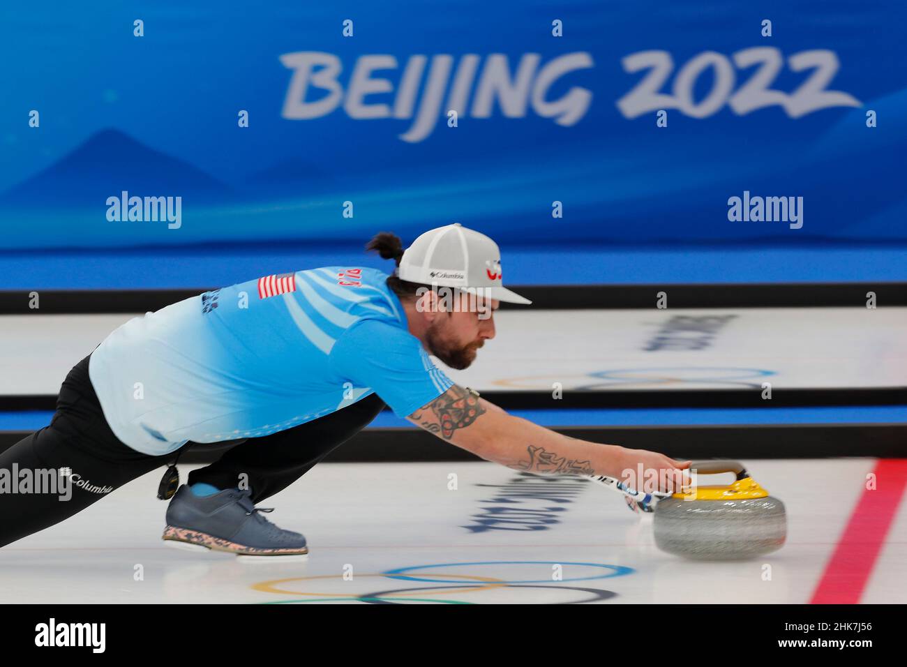 Beijing, China. 2nd Feb, 2022. Christopher Plys (USA) and Vicky ...