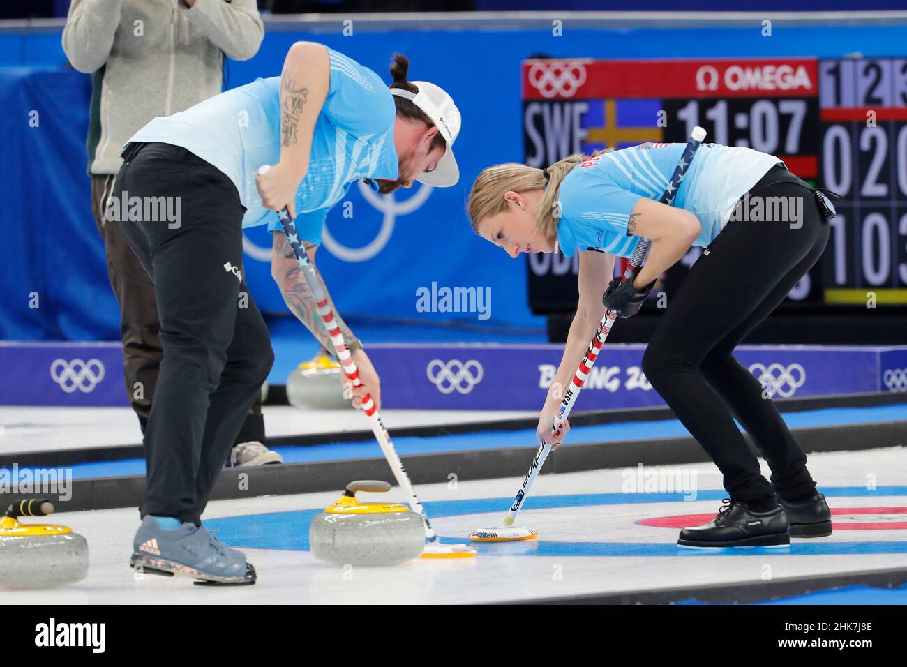 Beijing 2022 Winter Olympics China Curling High Resolution Stock ...