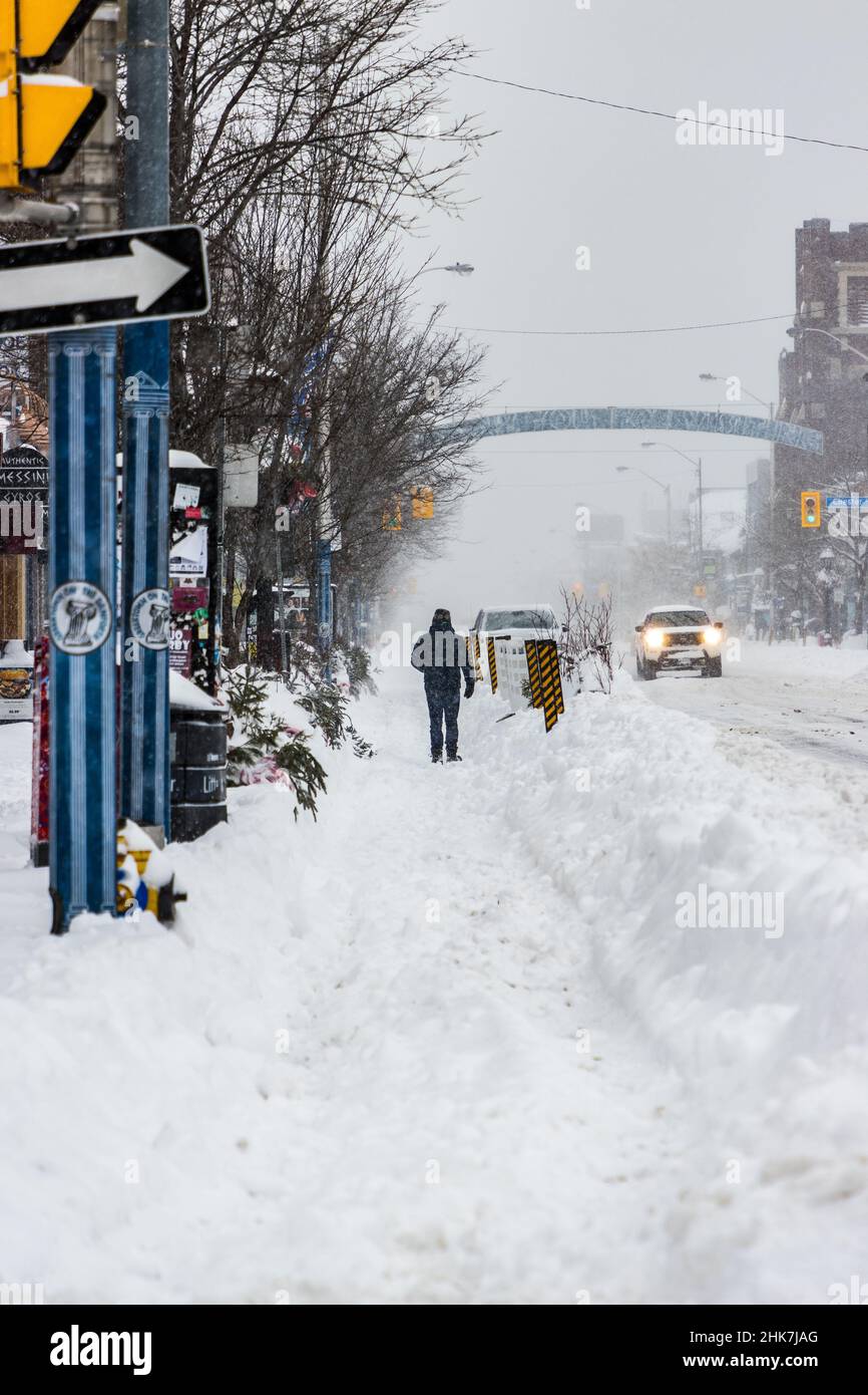 Toronto snow storm hi-res stock photography and images - Alamy