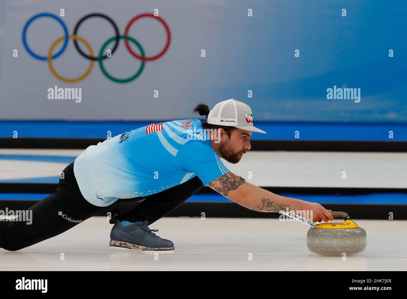 Beijing, China. 2nd Feb, 2022. Christopher Plys (USA) and Vicky ...