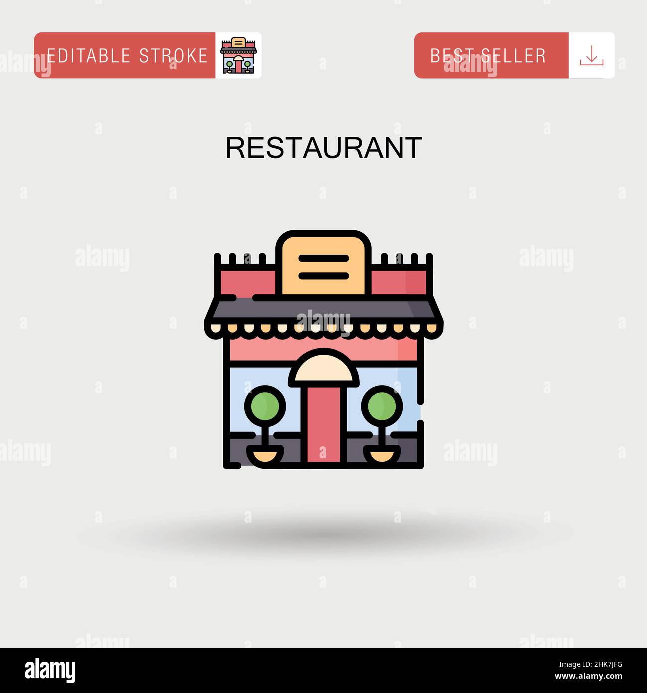 Restaurant staff plate Stock Vector Images - Alamy