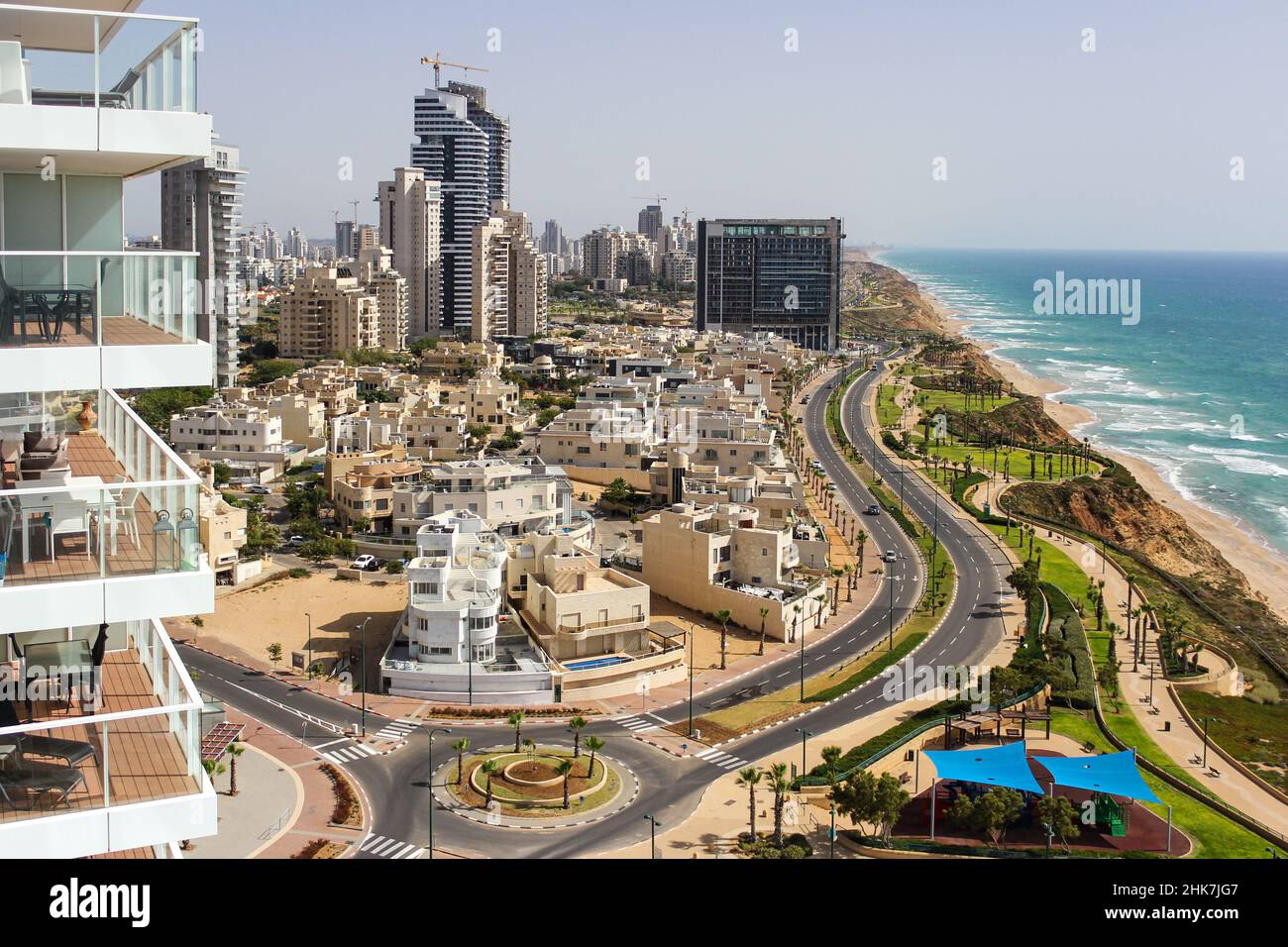 Netanya, Israel on the Mediterranean Sea Stock Photo - Alamy