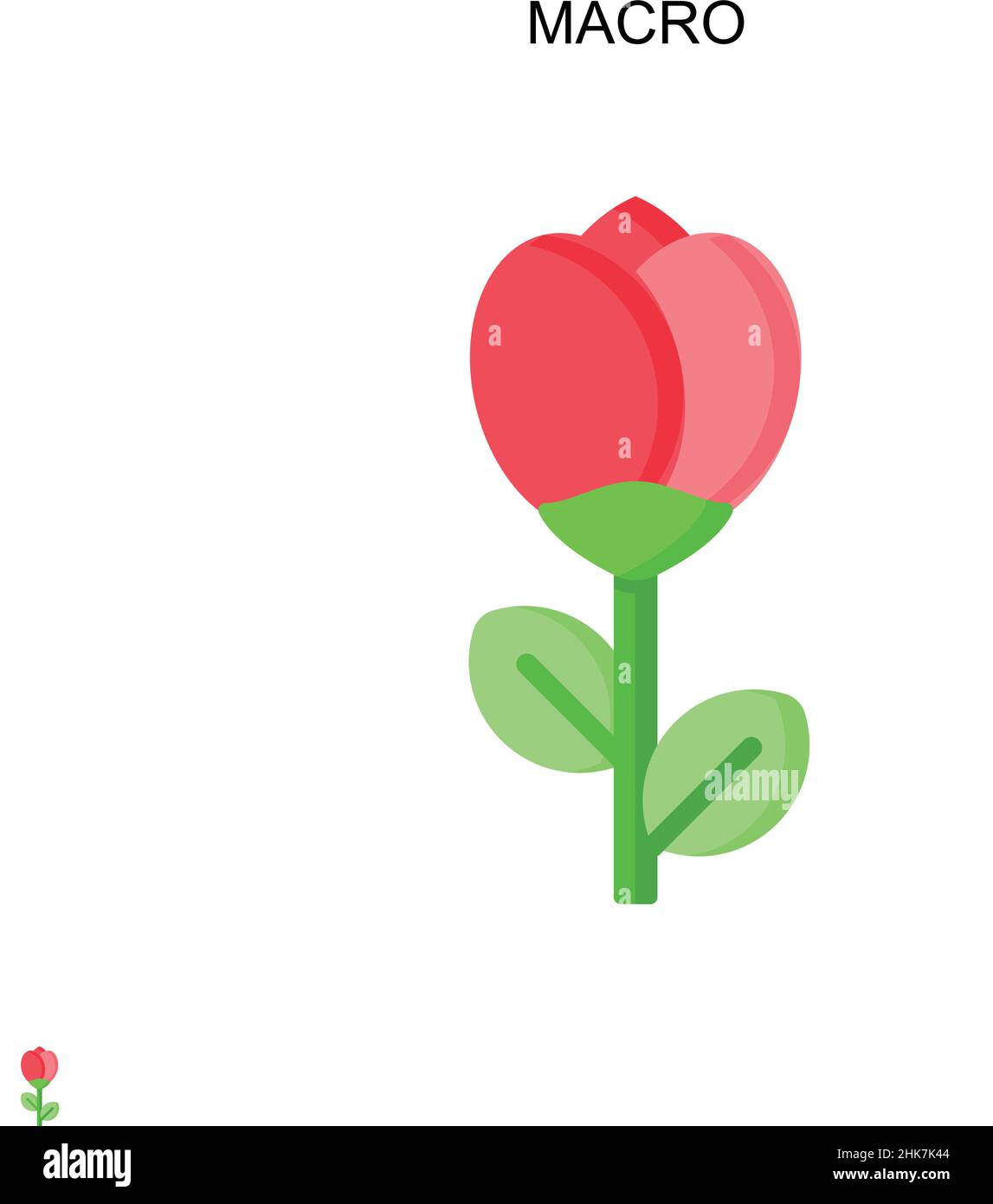 Macro Simple vector icon. Illustration symbol design template for web ...