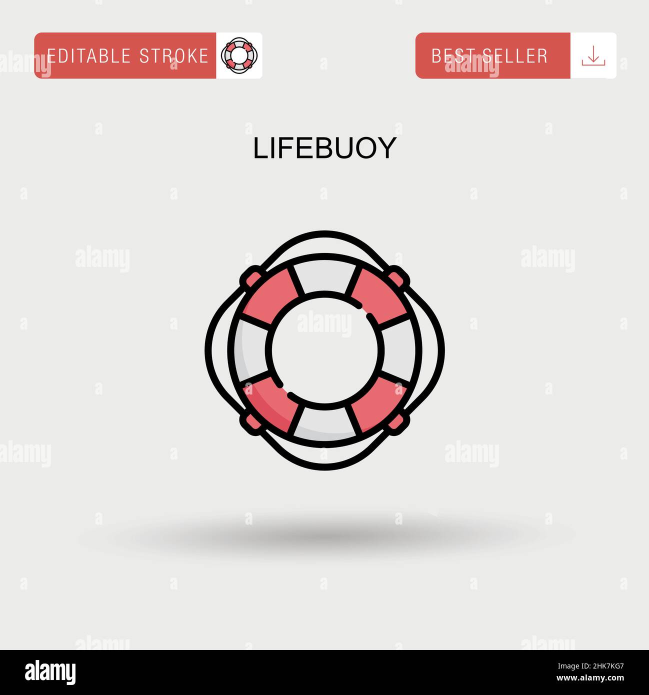 Lifebuoy Simple vector icon Stock Vector Image & Art - Alamy