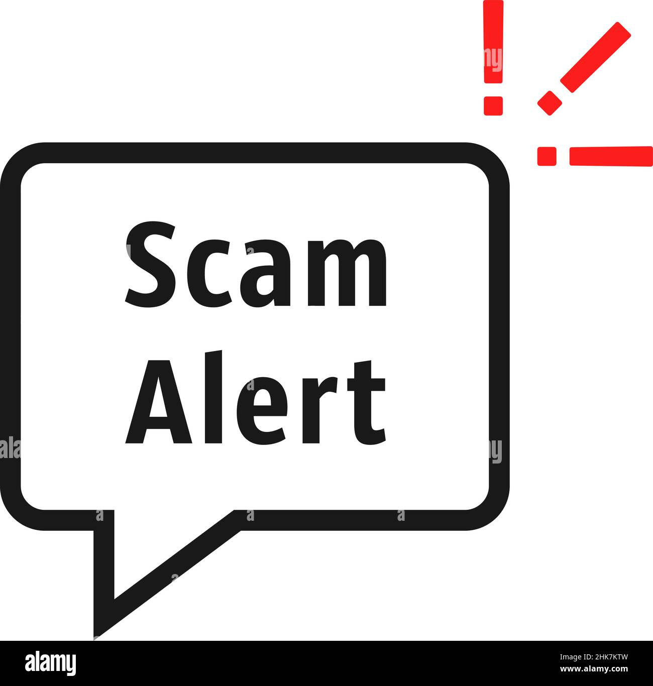 Scam alert badge hi-res stock photography and images - Alamy