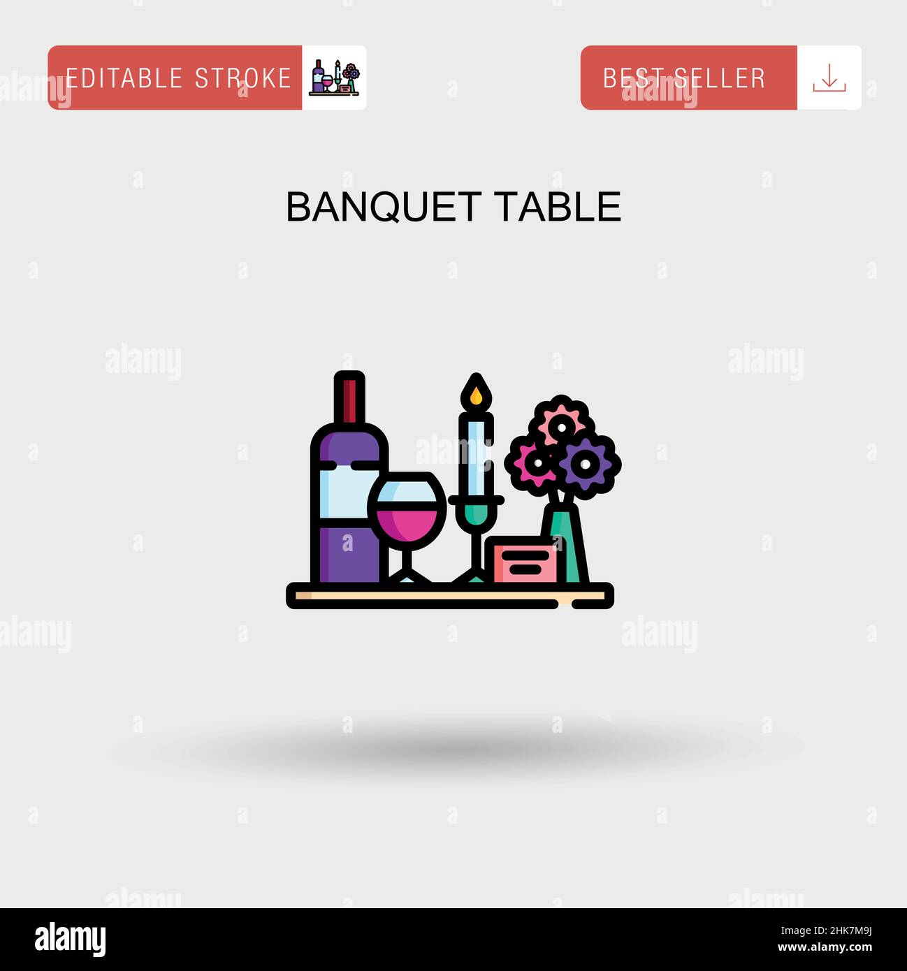 Restaurant table setting party Stock Vector Images - Alamy