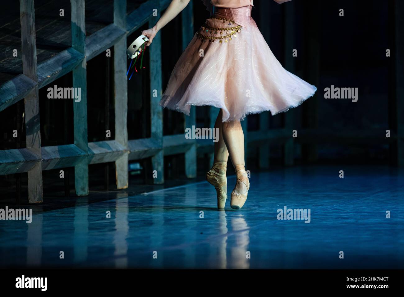 La Esmeralda ballet. Closeup of dancing legs. Ballet wallpaper Stock ...