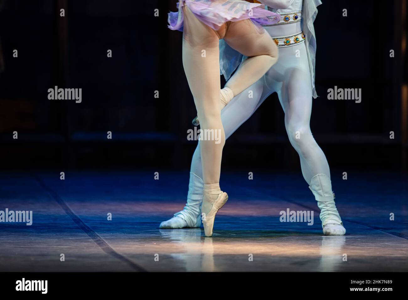 La Esmeralda ballet. Closeup of dancing legs. Ballet wallpaper Stock ...