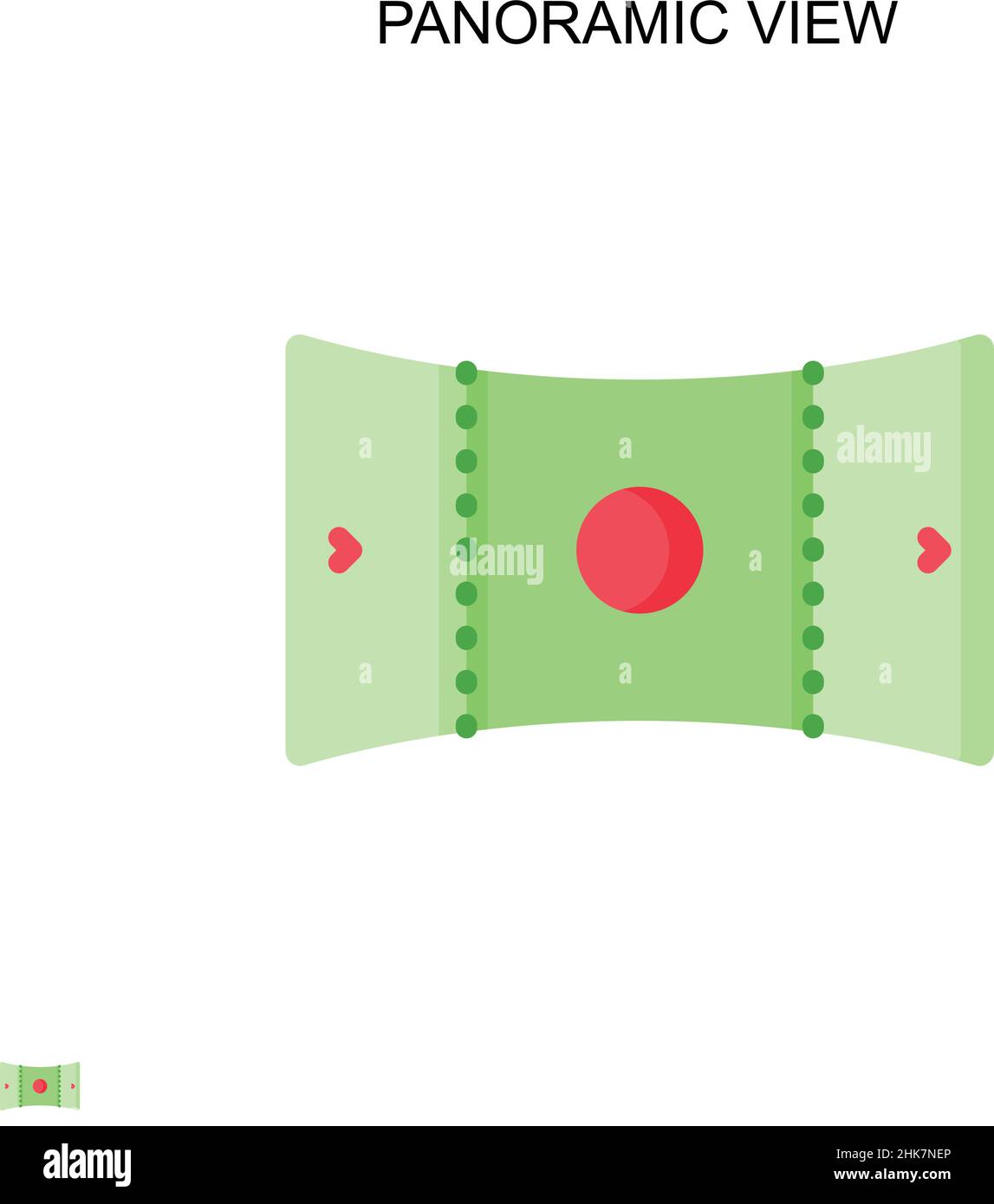 Panoramic view summer field Stock Vector Images - Alamy