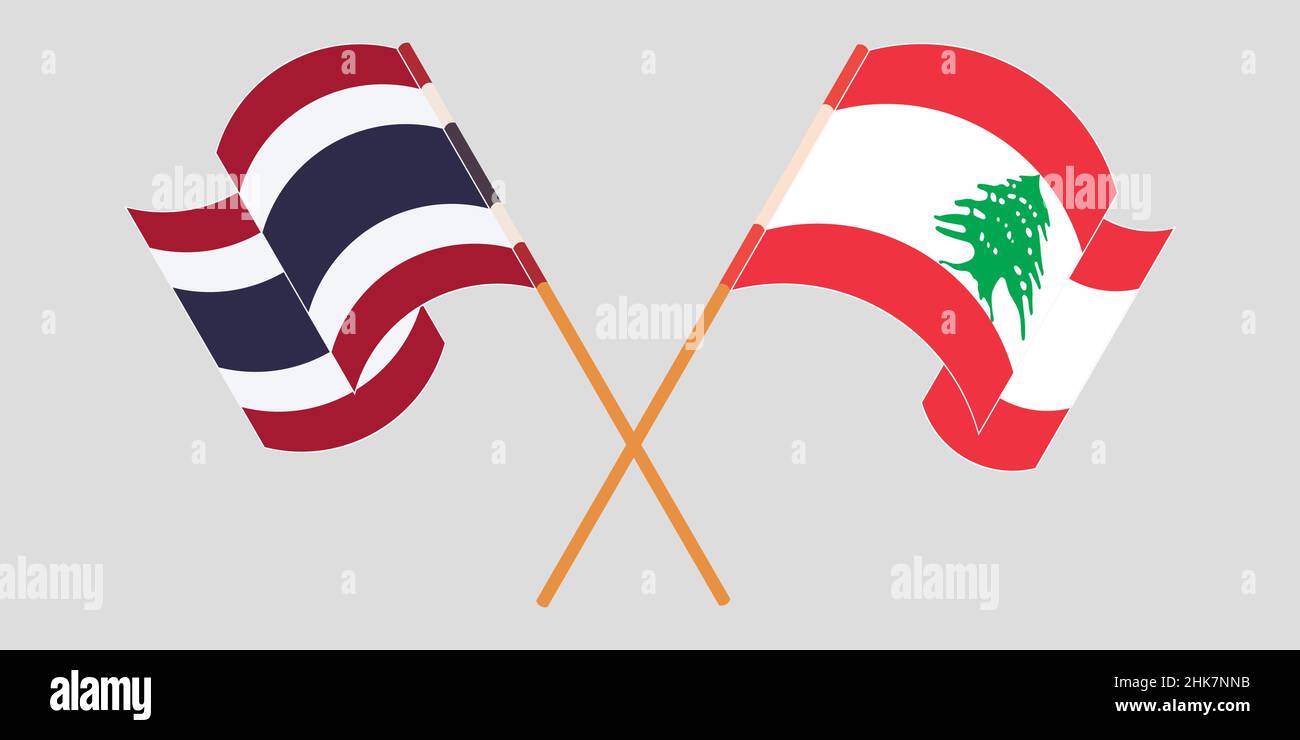 Lebanon thailand flag hi-res stock photography and images - Alamy