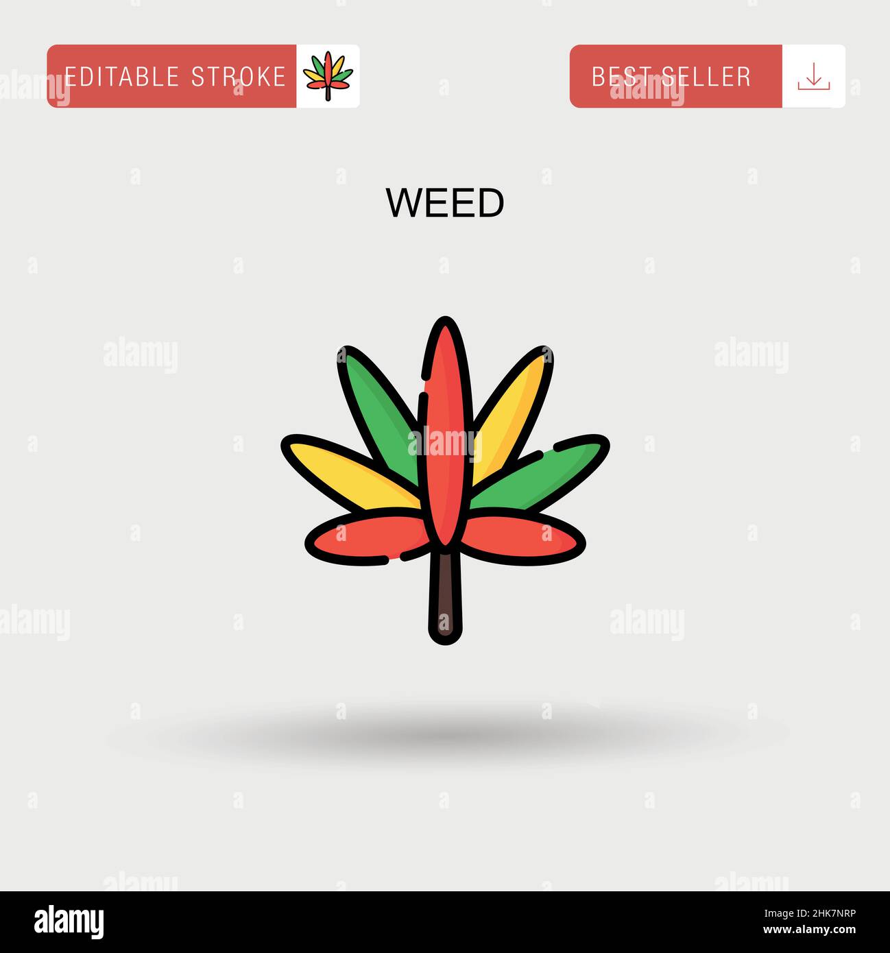 Smoke plant icon vector Stock Vector Images - Alamy