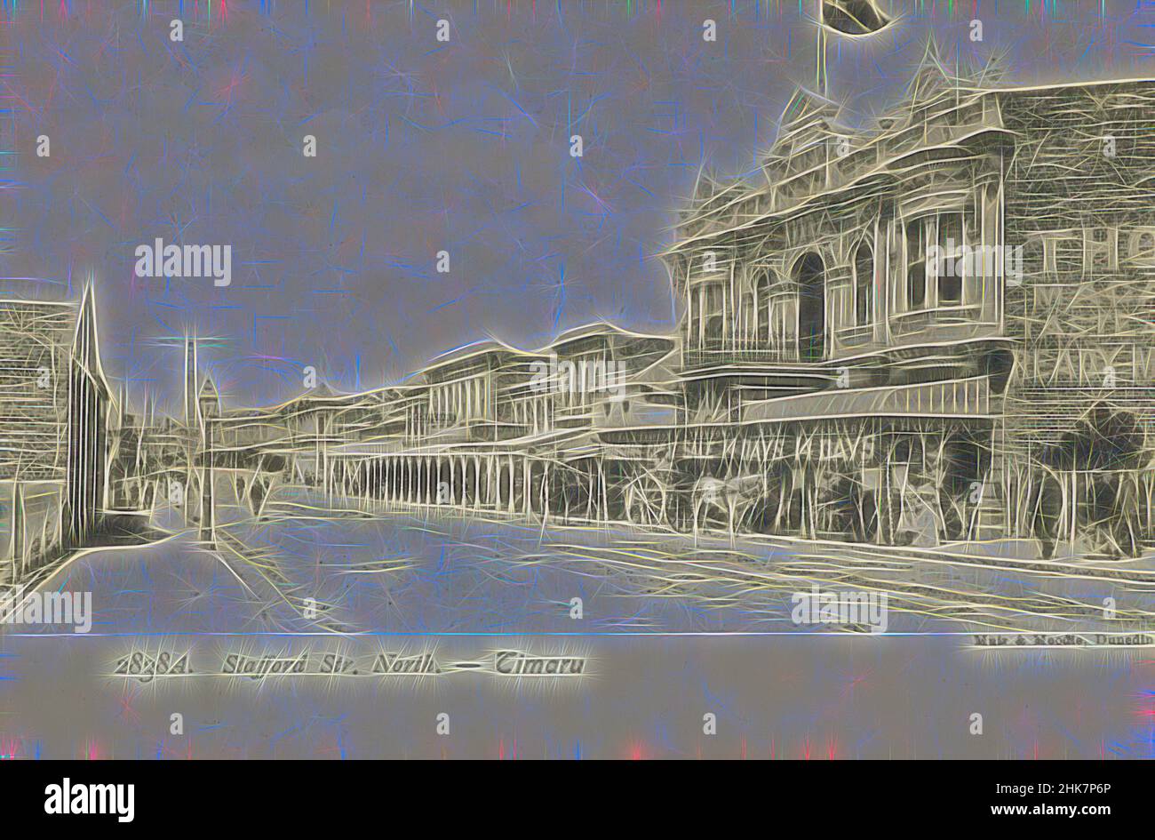 Inspired by Stafford Street, North, Timaru, Muir & Moodie studio, 1905 ...