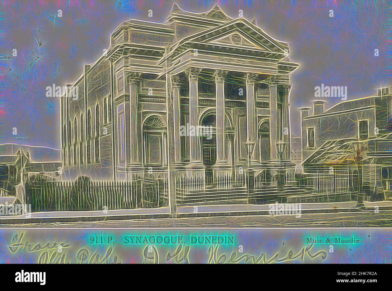 Inspired by Synagogue, Dunedin, Muir & Moodie studio, 1905, Dunedin ...