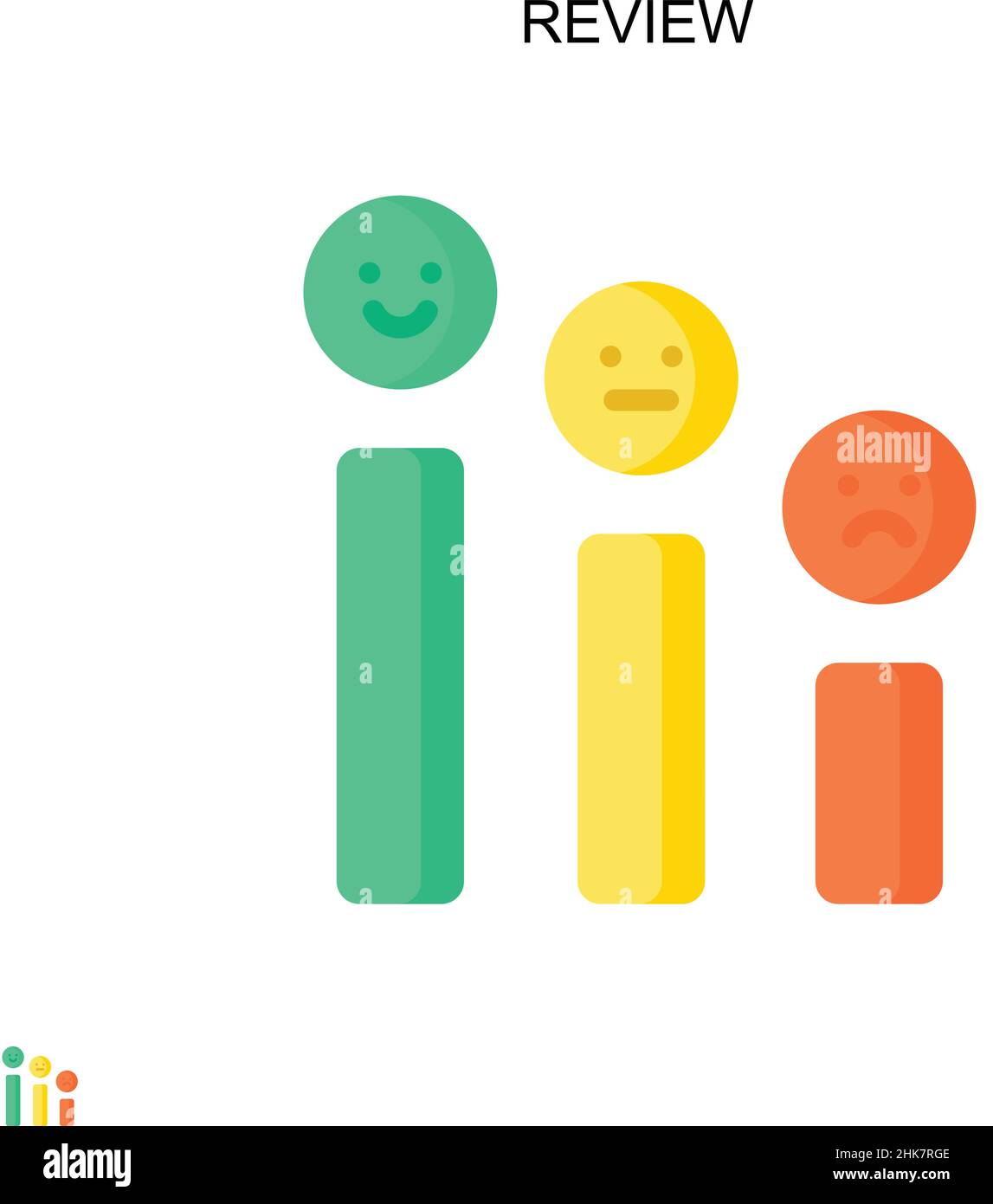 Review Simple vector icon. Illustration symbol design template for web ...