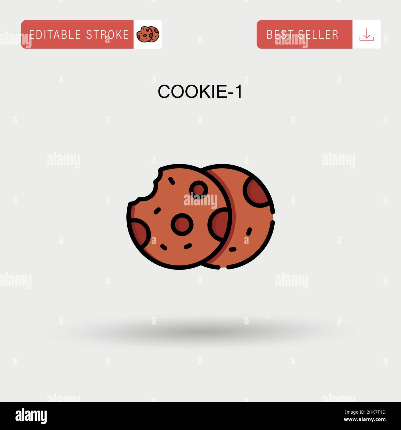 1 biscuit Stock Vector Images - Alamy