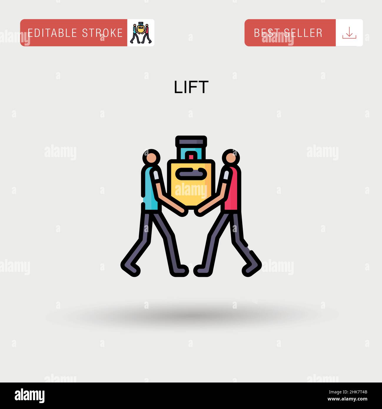 Lift Simple vector icon Stock Vector Image & Art - Alamy