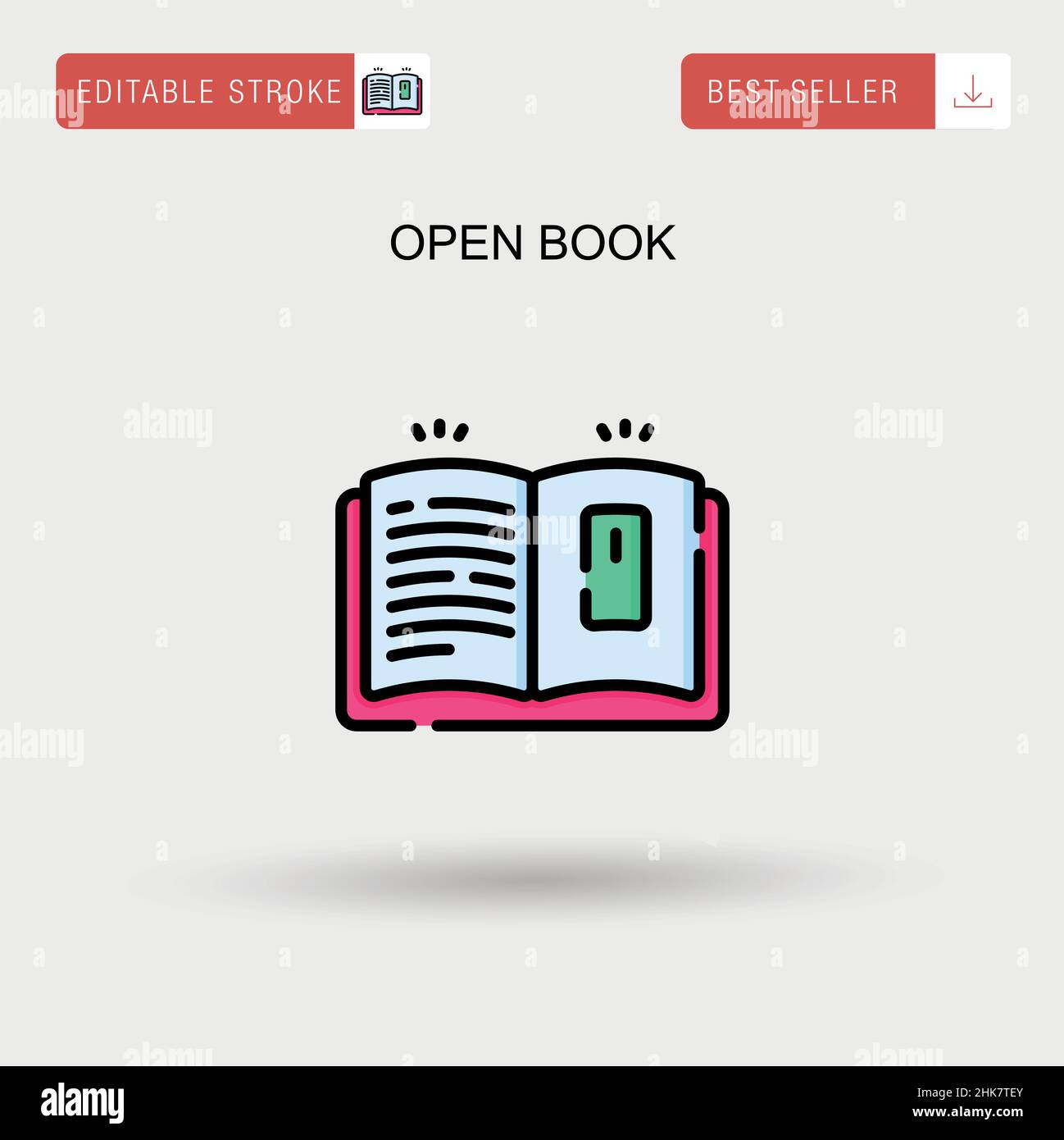 Open text textbook Stock Vector Images - Alamy