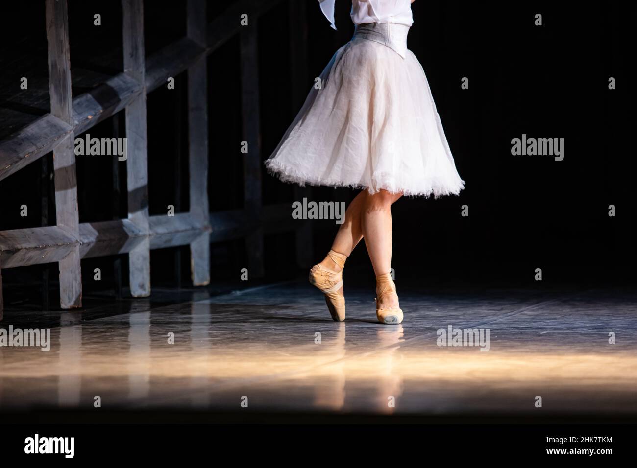 La Esmeralda ballet. Closeup of dancing legs. Ballet wallpaper Stock ...