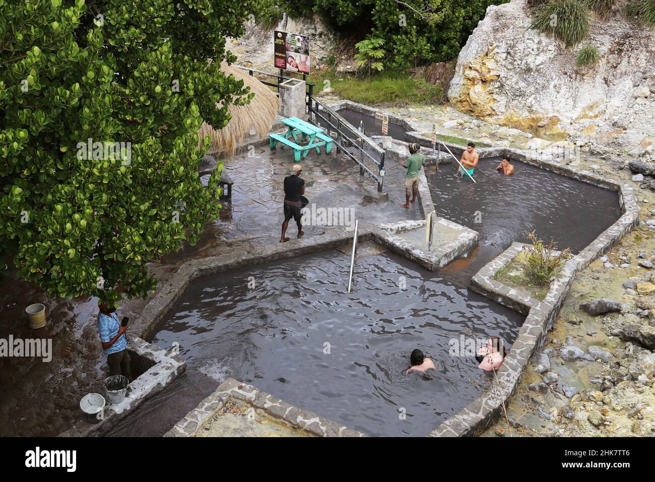 Sulphur Baths, Soufrière, Saint Lucia, Windward Islands, Lesser ...