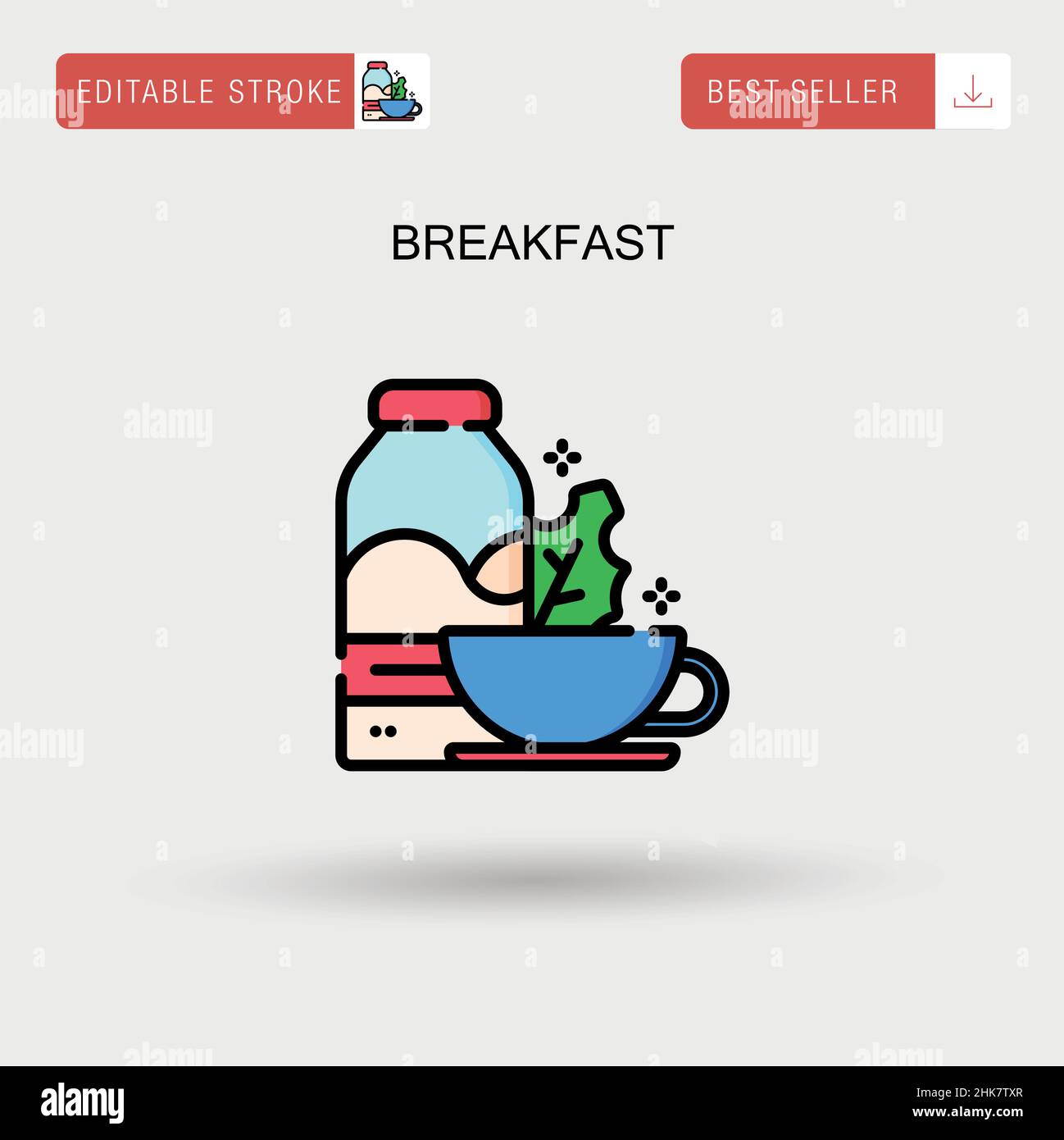 Buffet meal hotel continental breakfast Stock Vector Images - Alamy