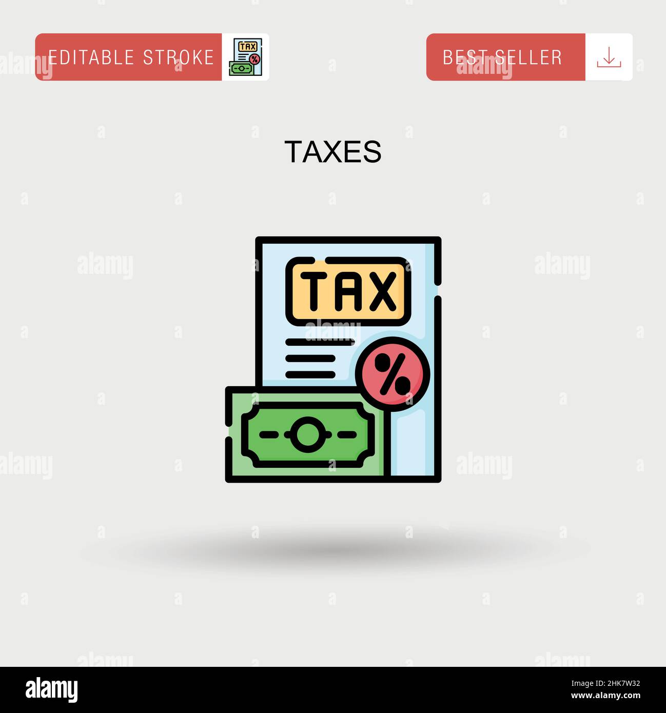 Taxes concept Stock Vector Images - Alamy