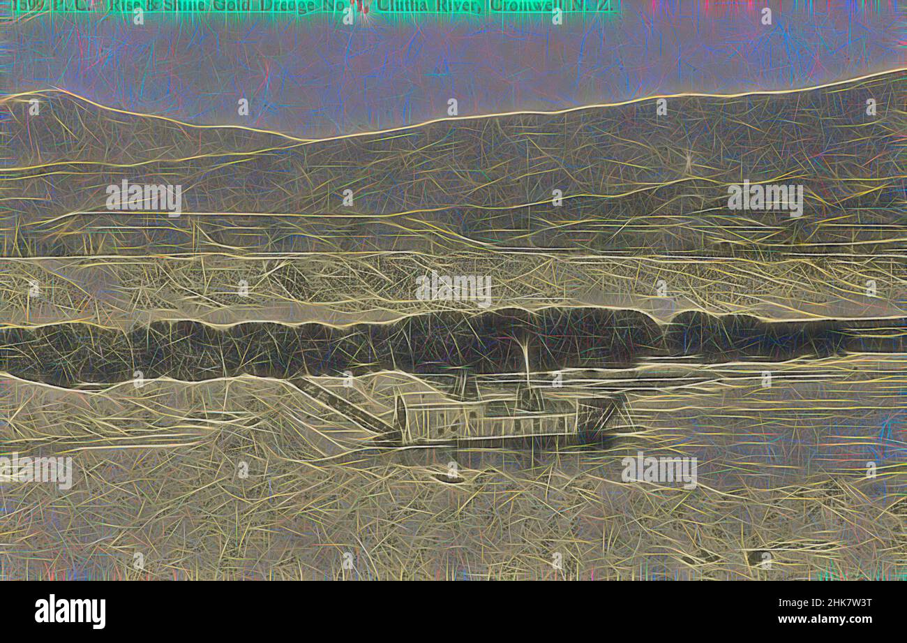 Inspired by Rise and Shine Gold Dredge, Number 1, Clutha River ...