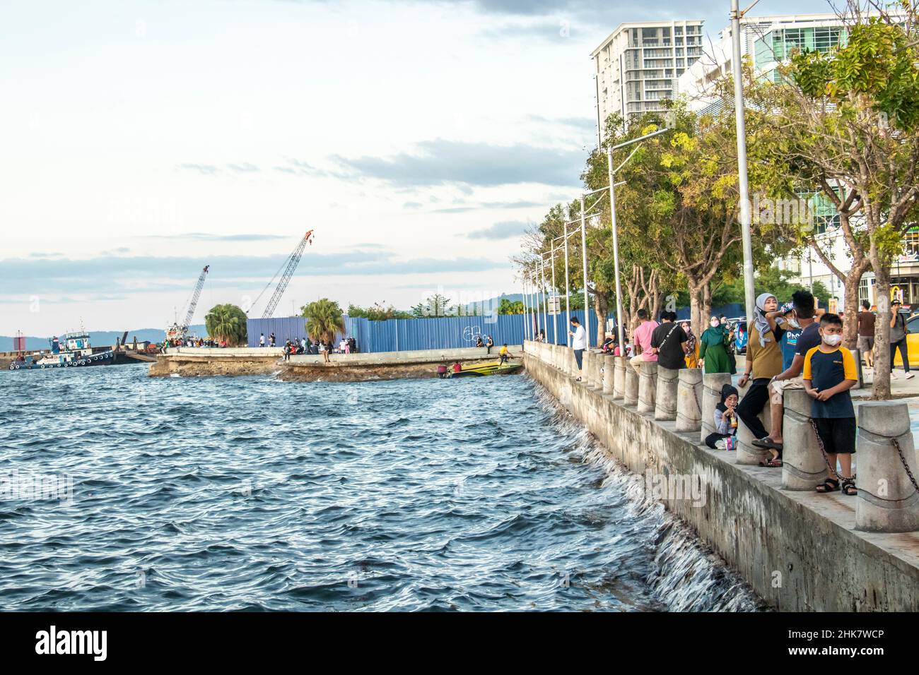 Kota Kinabalu waterfront Sabah Borneo Malaysia Stock Photo - Alamy