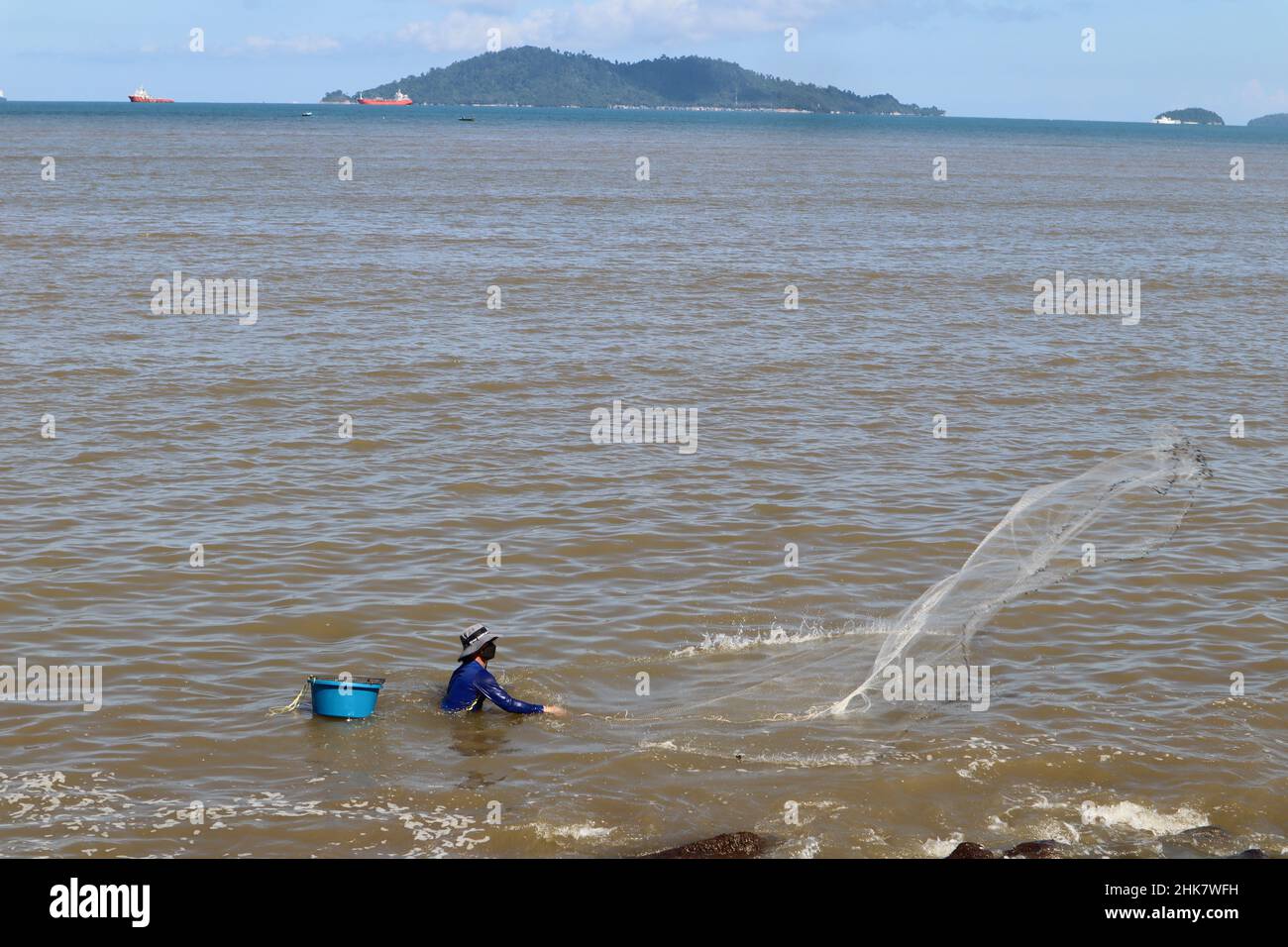 Teluk Likas is a bay north of Kota Kinabalu City Centre with proper ...