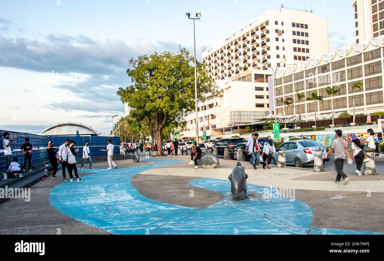 Kota Kinabalu waterfront Sabah Borneo Malaysia Stock Photo - Alamy
