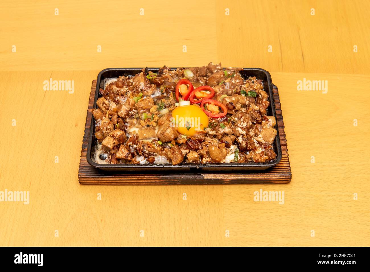 Sisig is a Filipino food of Pampanga origin. It is made with pig's head ...