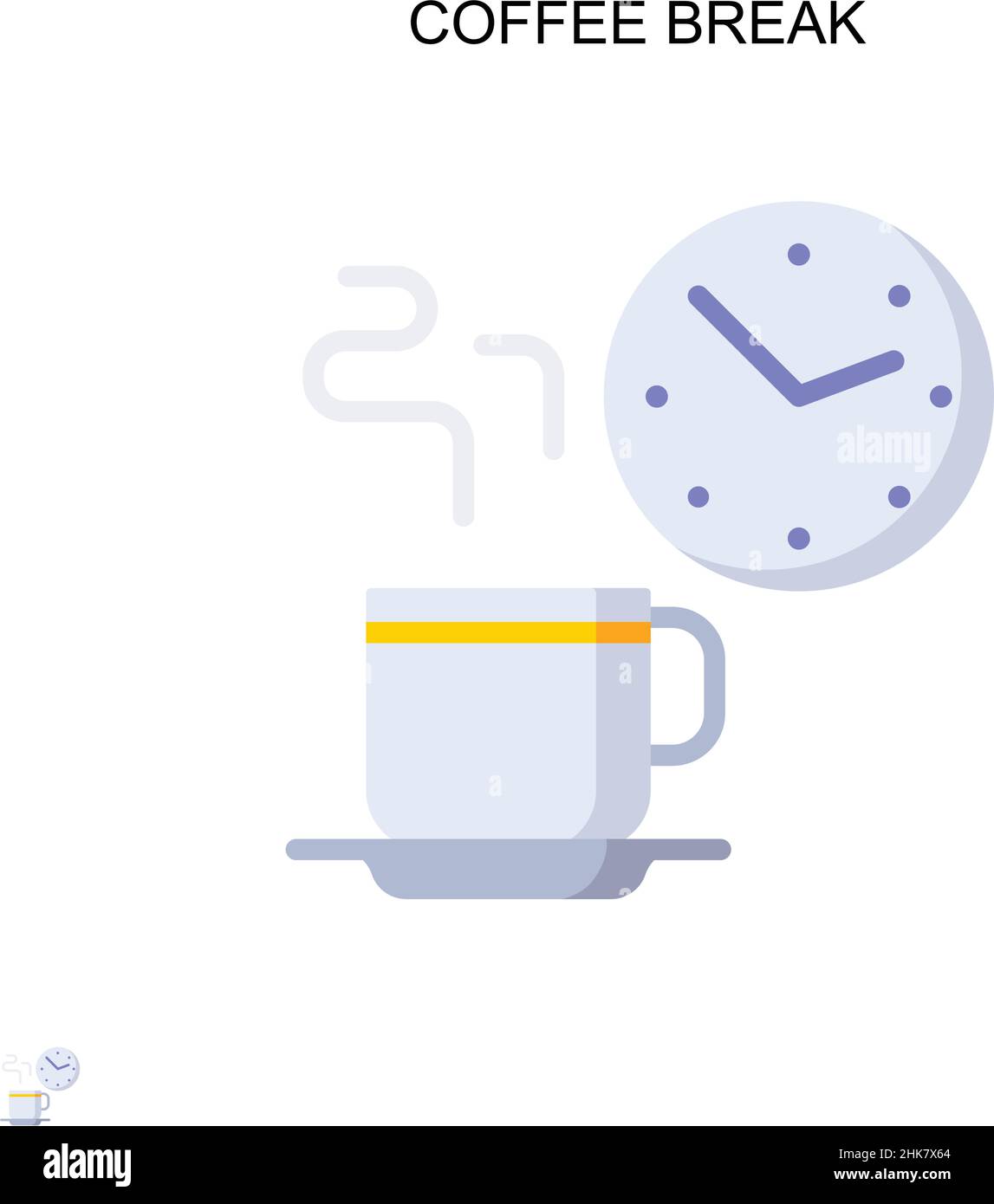 Coffee break office people Stock Vector Images - Alamy