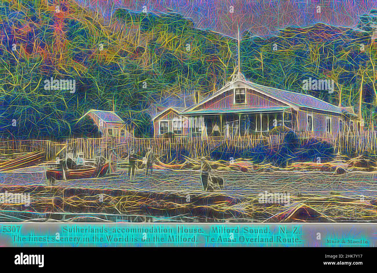 Inspired by Sutherland's Accomodation House, Milford Sound, New Zealand ...