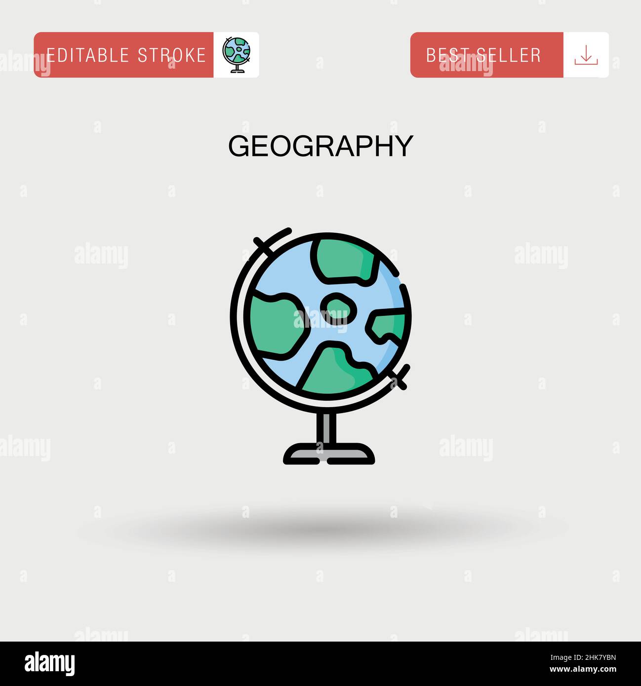 Geography Simple vector icon Stock Vector Image & Art - Alamy