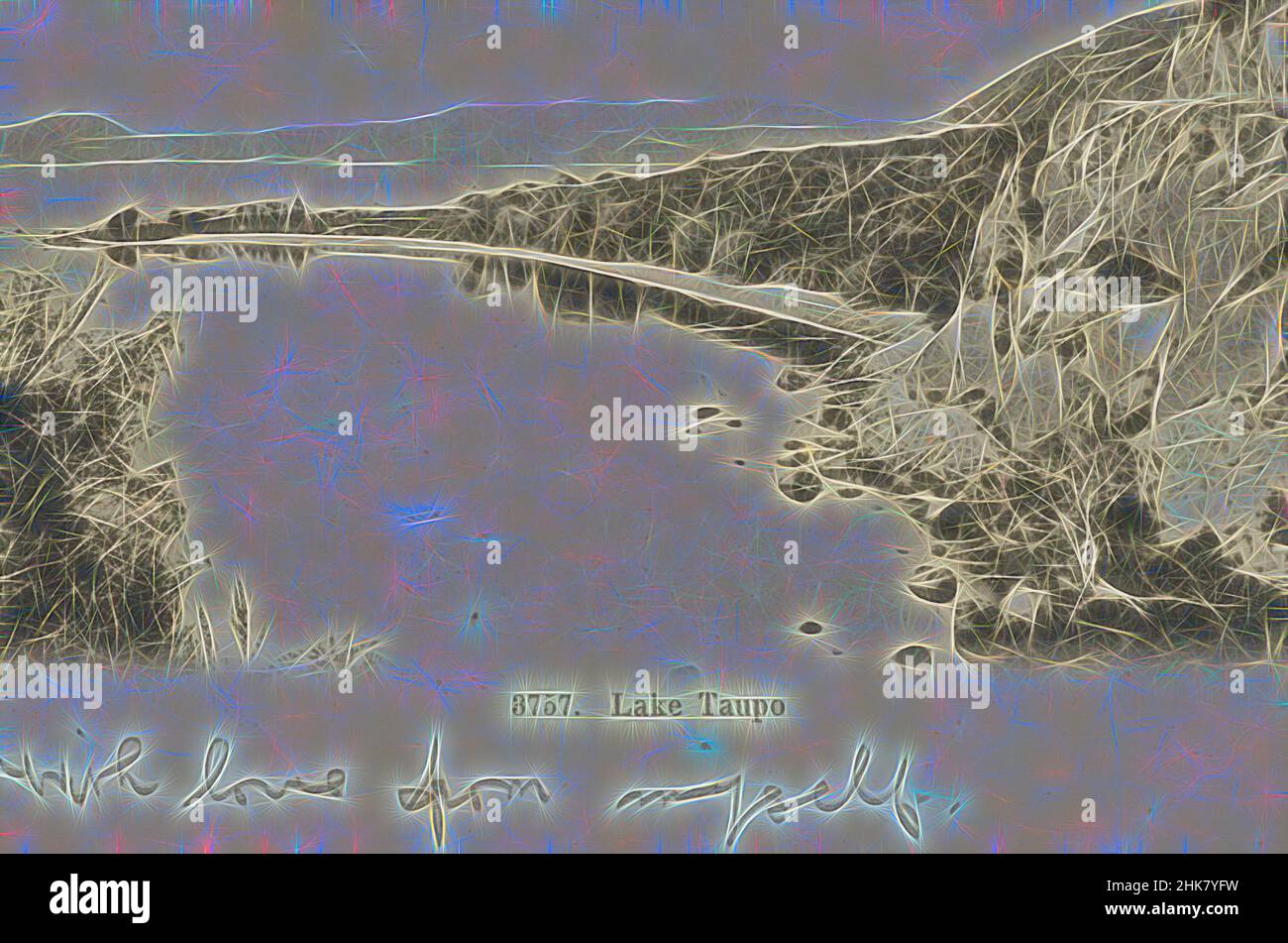 Inspired by Lake Taupo, Muir & Moodie studio, 1900-1903, Taupo ...