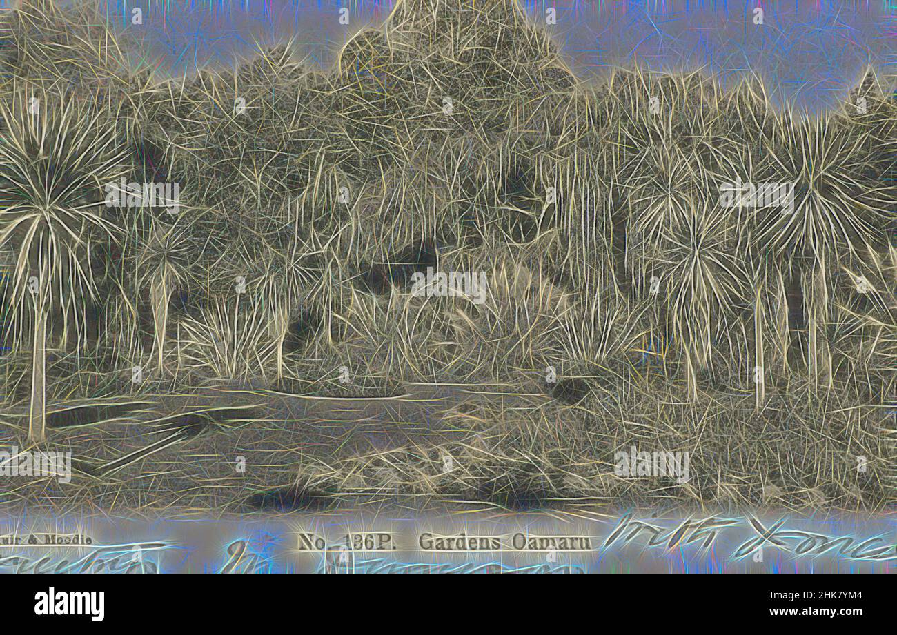 Inspired by Gardens, Oamaru, Muir & Moodie studio, 1905, Oamaru ...