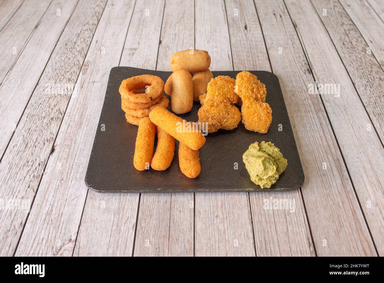 Combo of appetizers, The best dinners start with good starters Stock ...