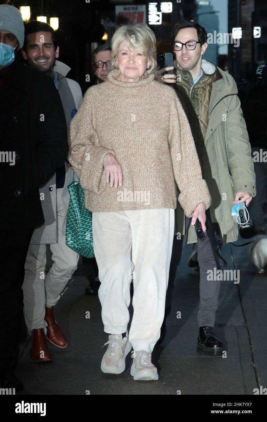 New York, NY, USA. 02nd Feb, 2022. Martha Stewart at The Late Show With ...