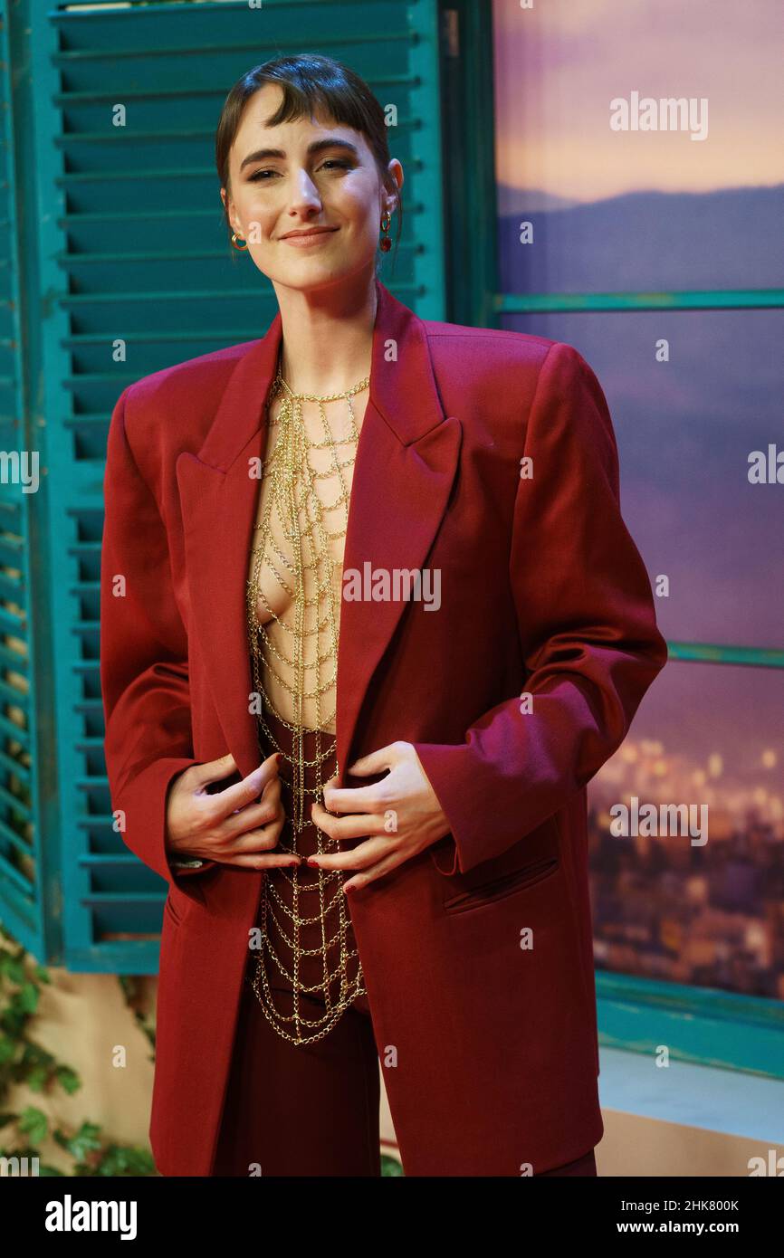 Madrid, Spain. 02nd Feb, 2022. Emilia Lazo attends "Through Your Window ...