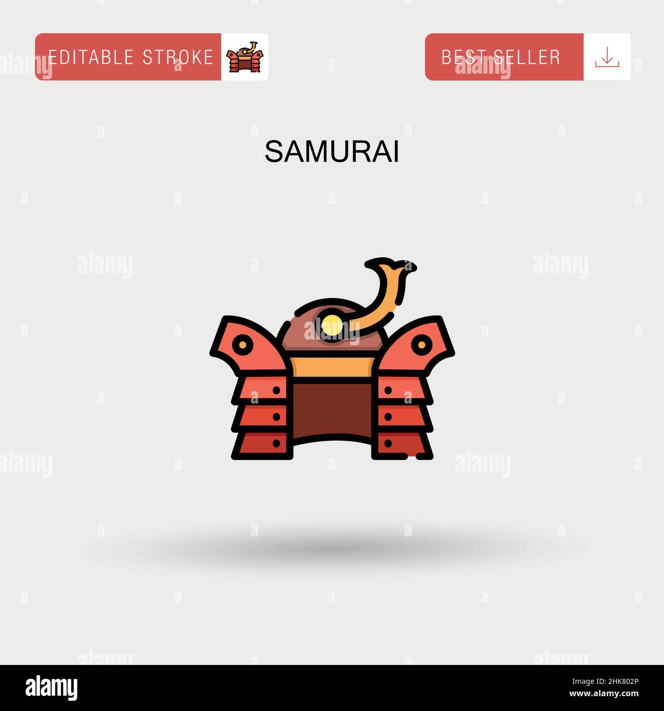 Samurai warrior sword retro hi-res stock photography and images - Alamy