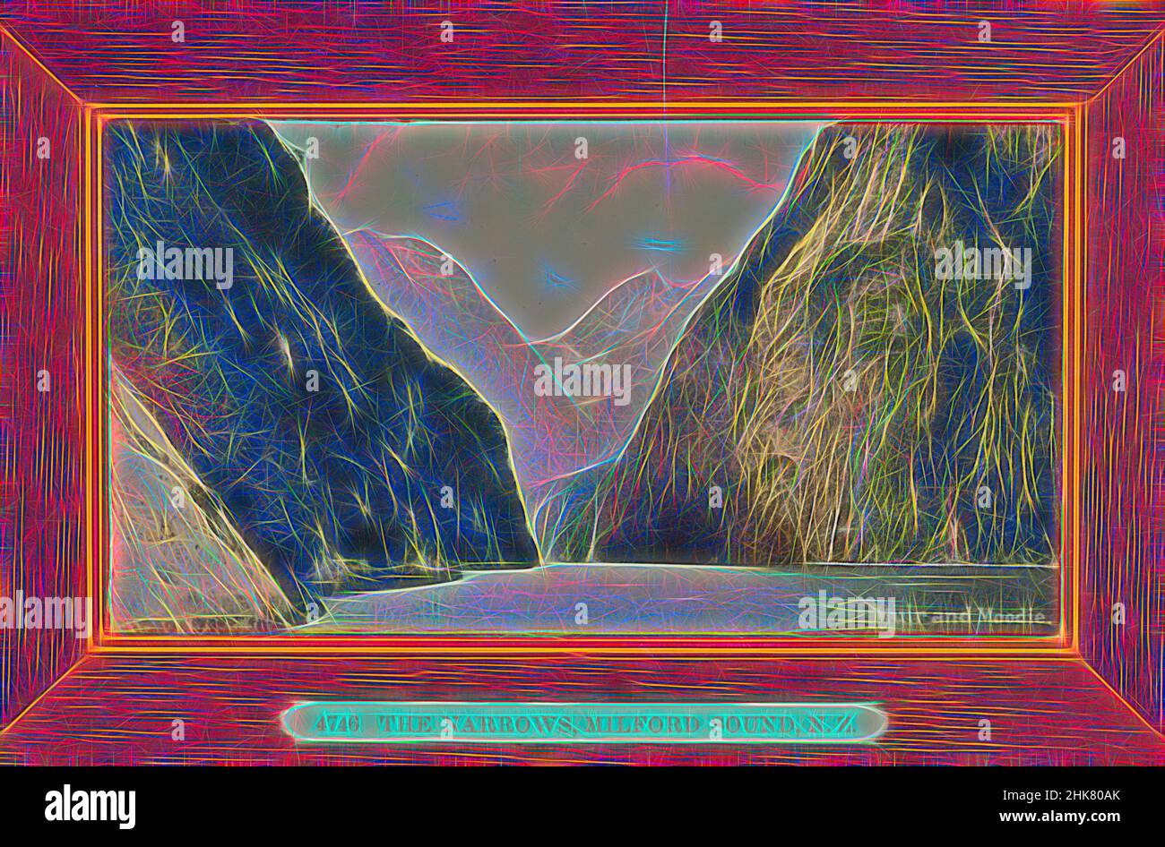 Milford sound the narrows hi-res stock photography and images - Alamy