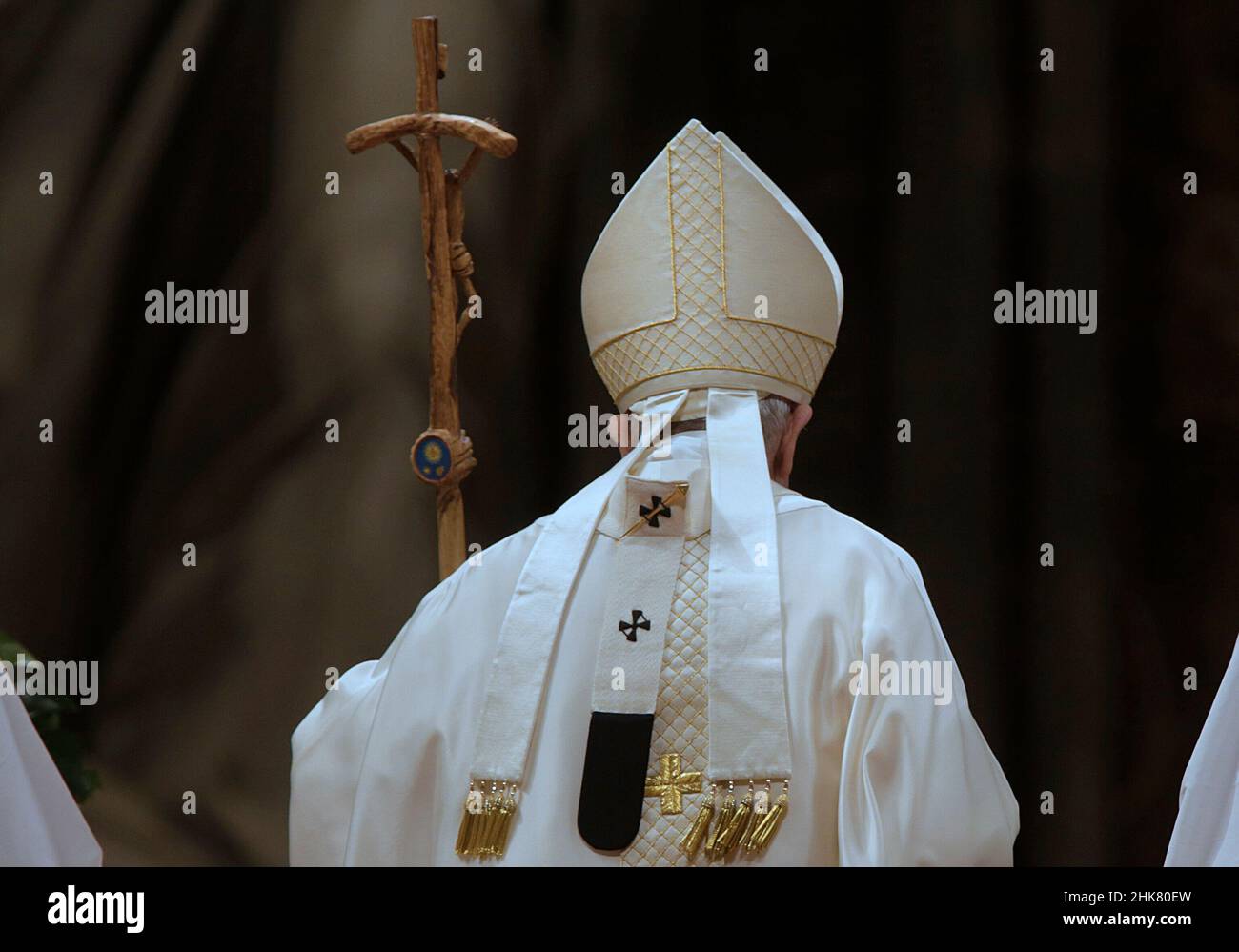 Vatican City, Italien. 02nd Feb, 2022. Pope Francis "feast of candles ...