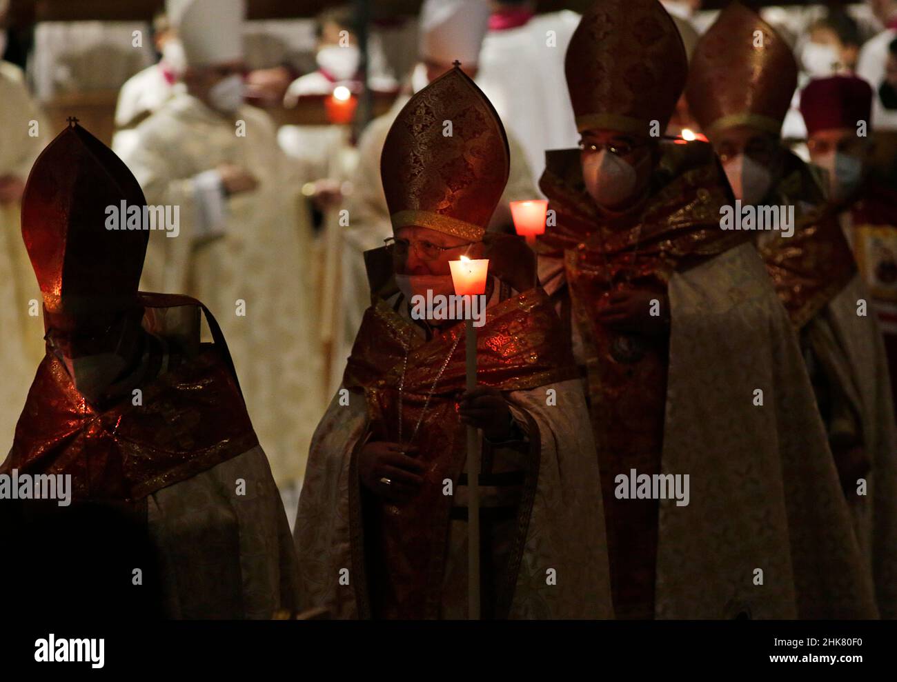 Vatican City, Italien. 02nd Feb, 2022. Pope Francis "feast of candles ...