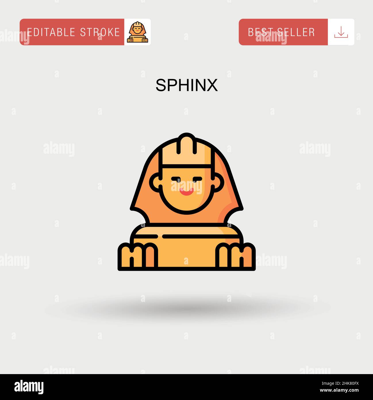 Egypt pyramid sphinx Stock Vector Images - Alamy