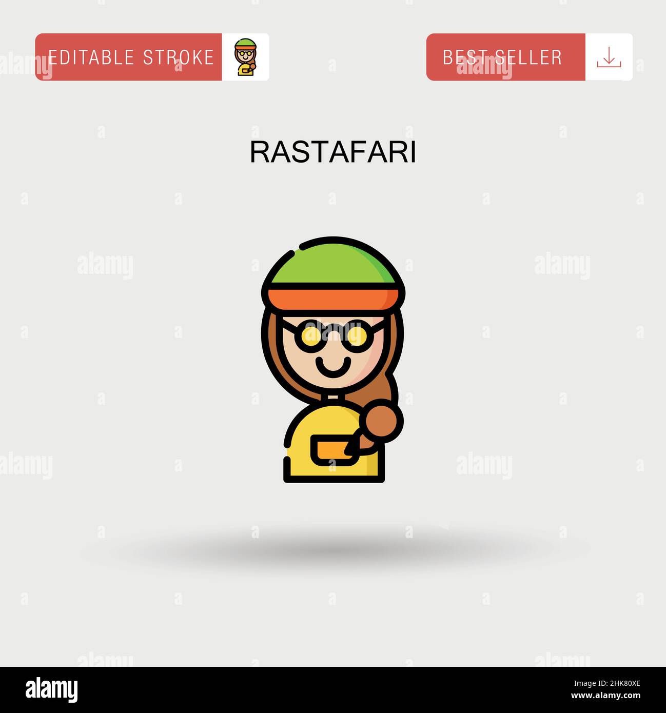 Rastafari flag hi-res stock photography and images - Alamy