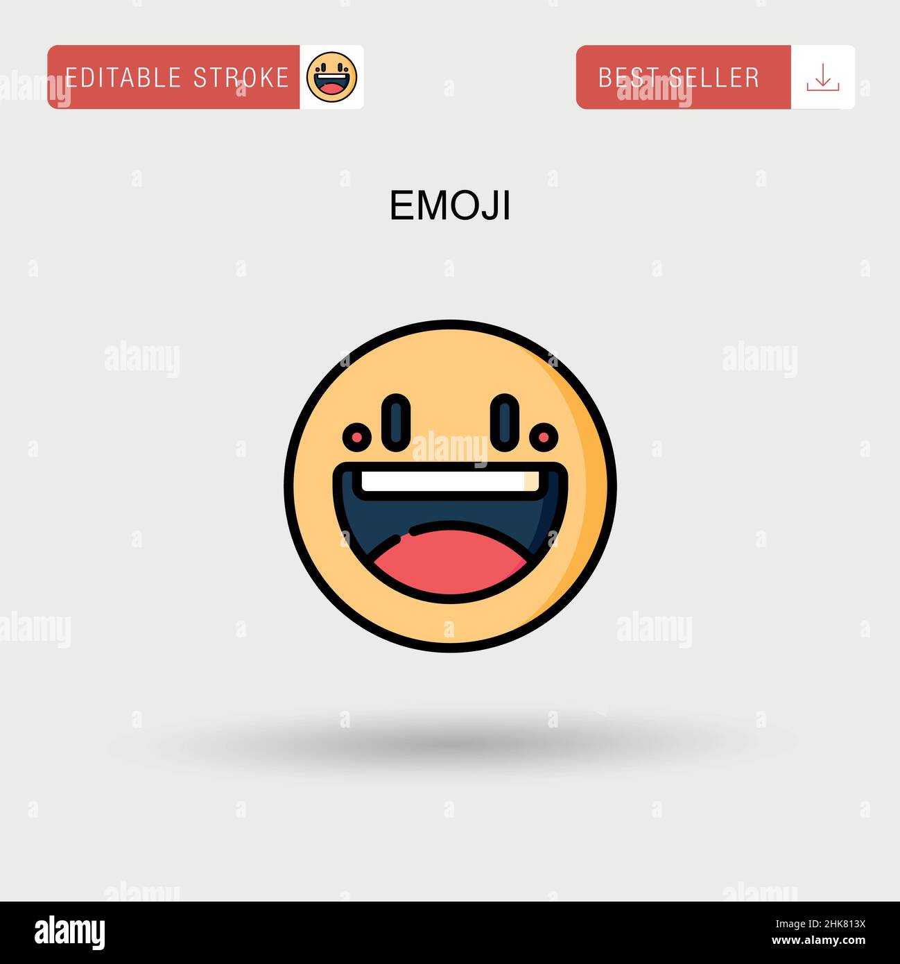 Emoji smile and tear hi-res stock photography and images - Alamy