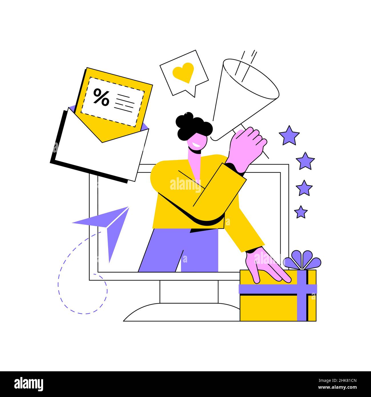 Promotion strategy abstract concept vector illustration. Brand sales ...