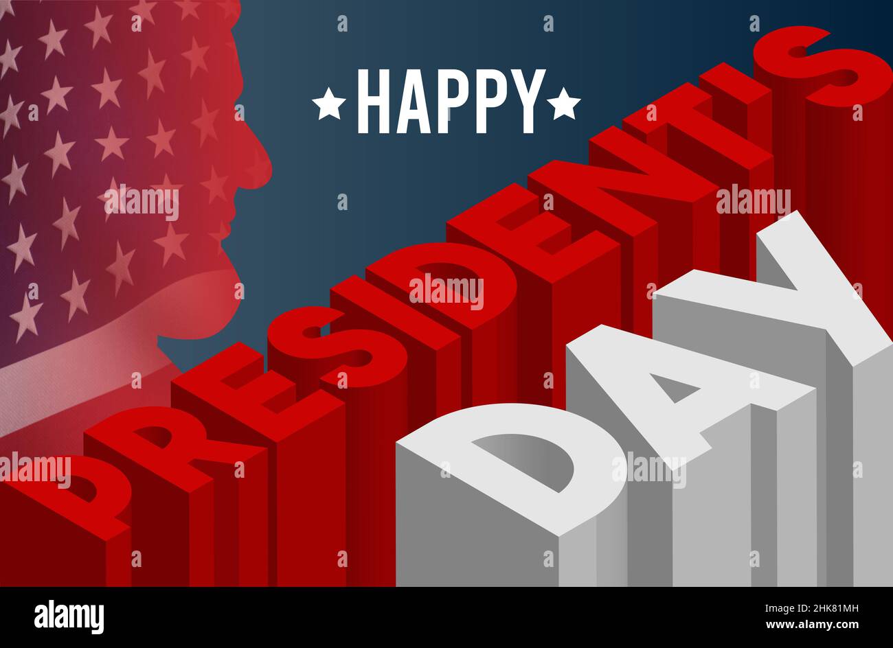 Happy President's Day Background Design. Banner, Poster, Greeting Card ...