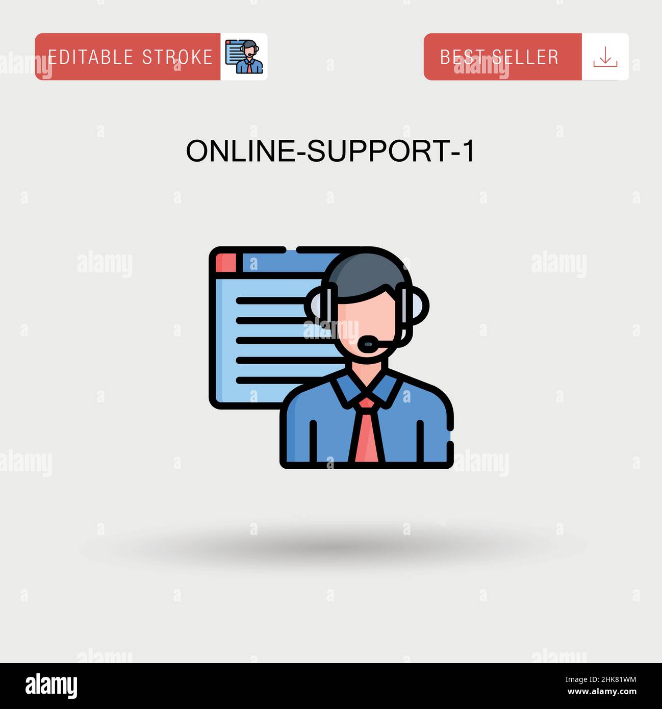 Online talking young smiling Stock Vector Images - Alamy