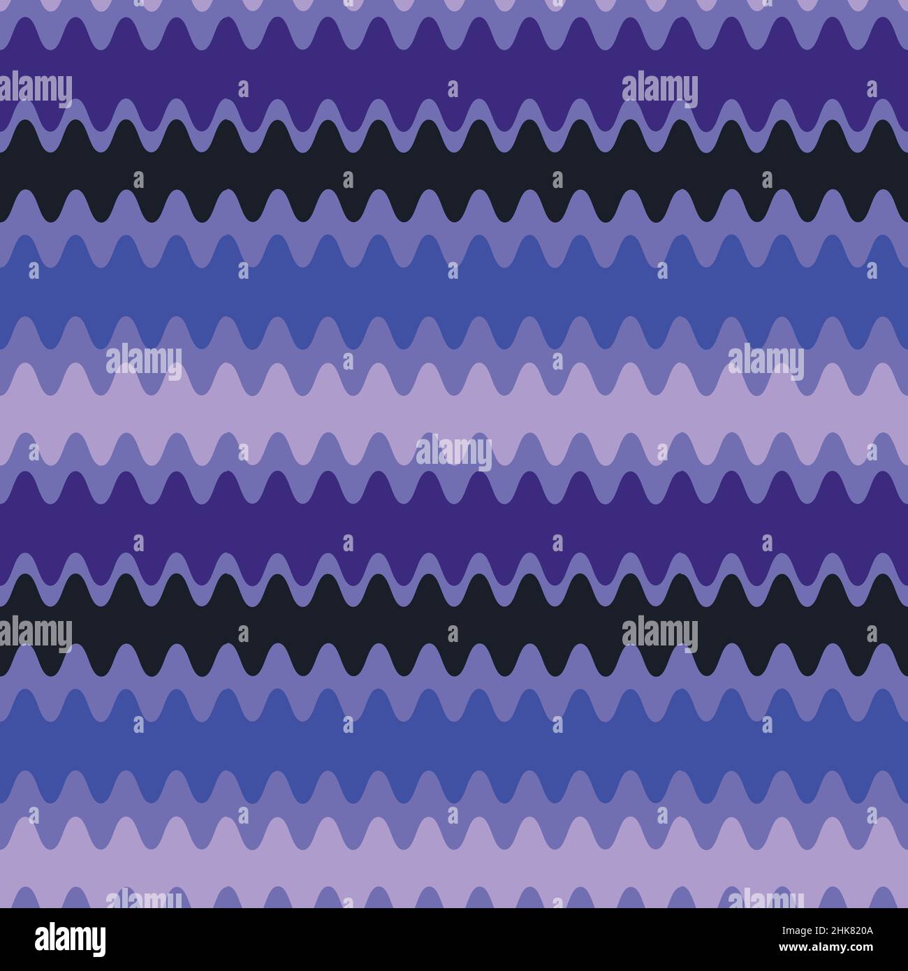 Seamless pattern on a square background - color waves. Geometry ...